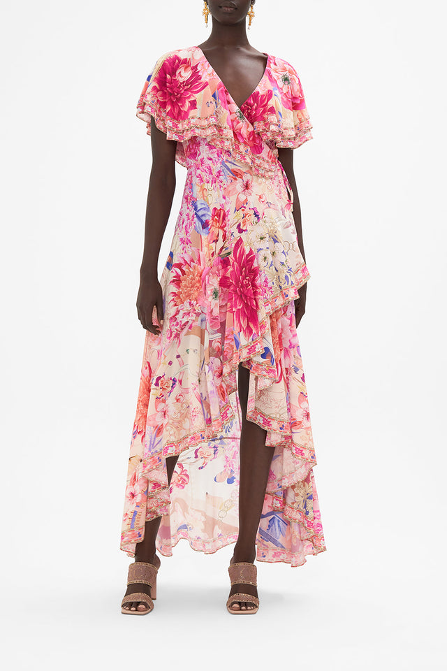 DROP SLEEVE SHIRT DRESS ROSE BED RENDEZVOUS – CAMILLA