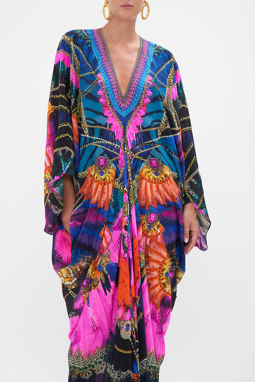 T Shape Long Kaftan, Dancing With Destiny | CAMILLA US – CAMILLA