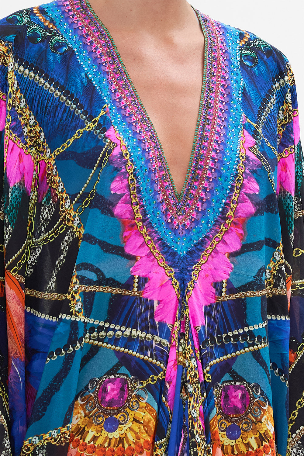 T Shape Long Kaftan, Dancing With Destiny | CAMILLA US – CAMILLA