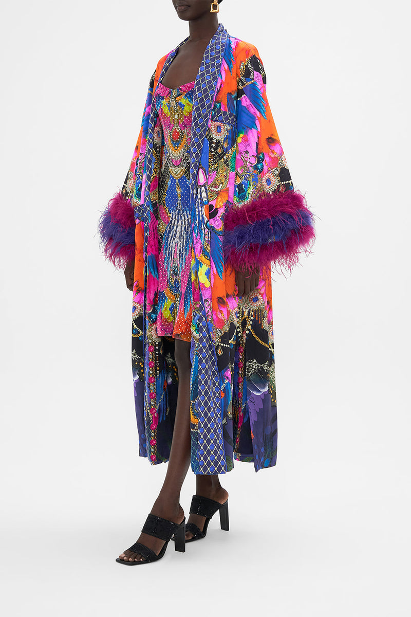 Long Robe With Flared Sleeve| CAMILLA US – CAMILLA