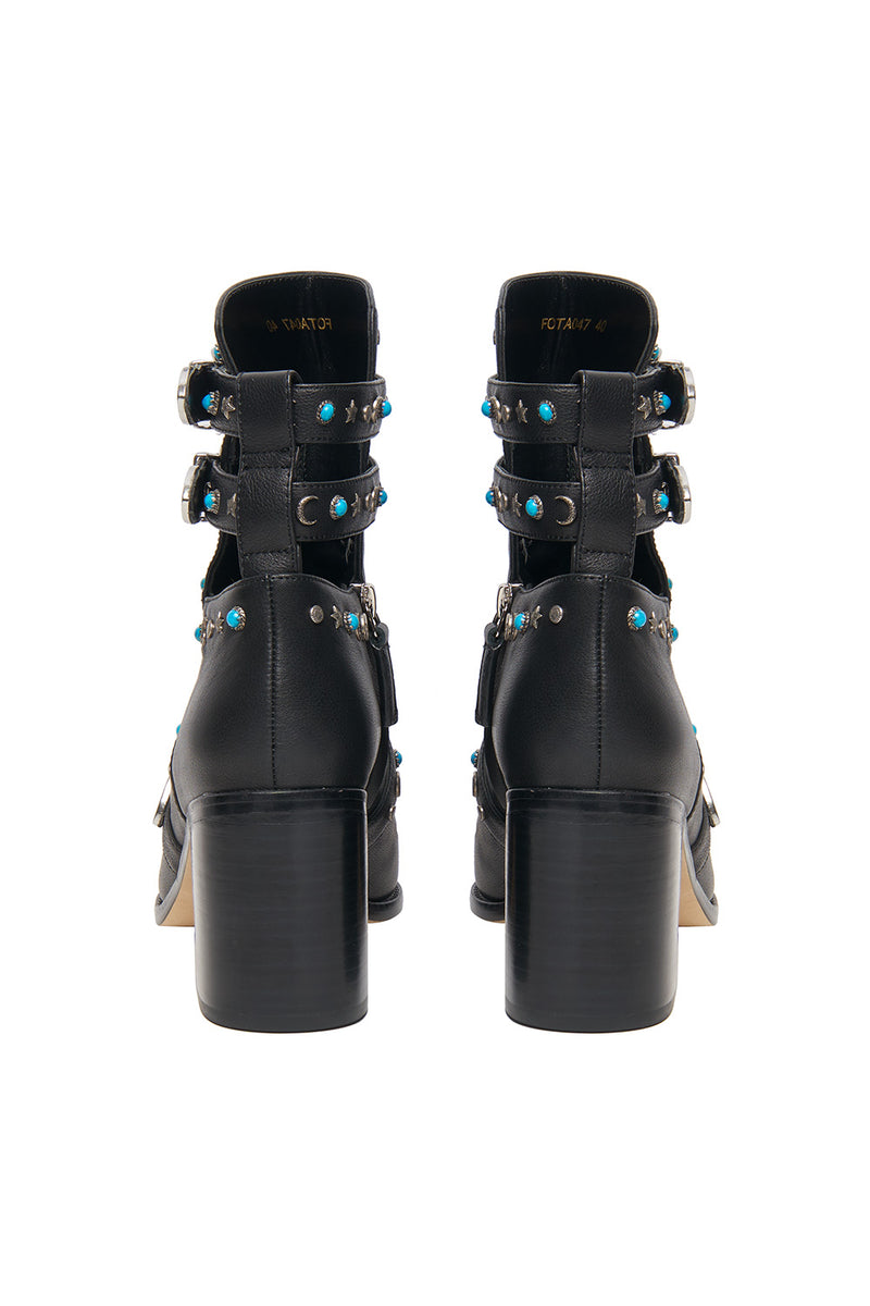 BOHEMIAN STUD BOOT BLACK – CAMILLA