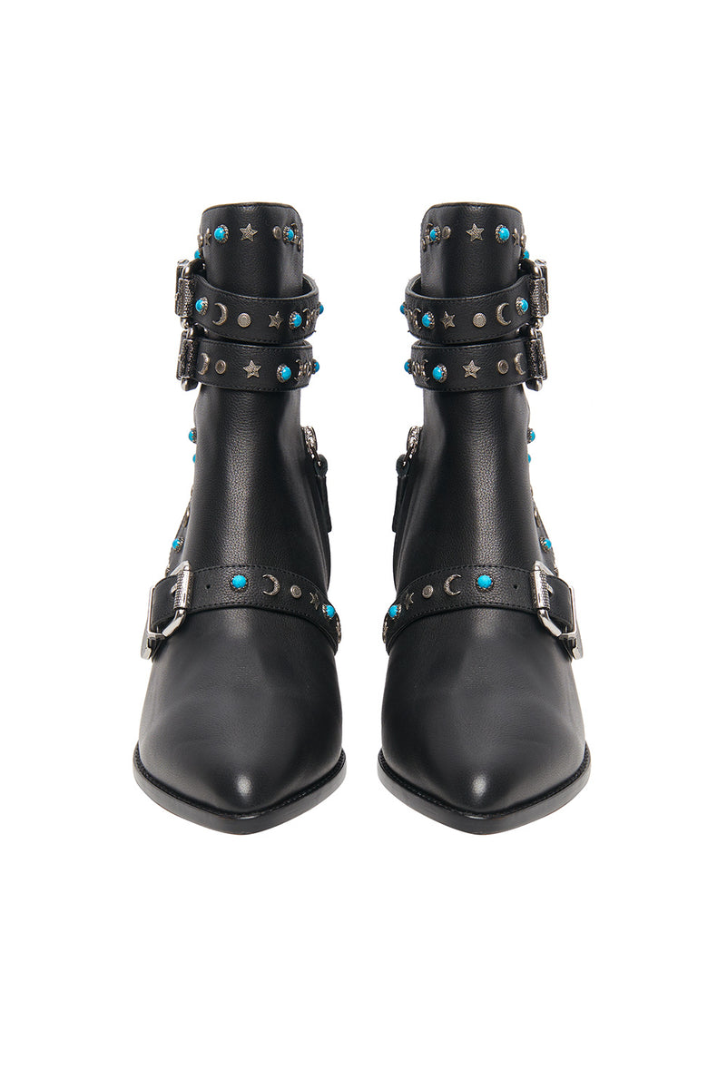 BOHEMIAN STUD BOOT BLACK – CAMILLA