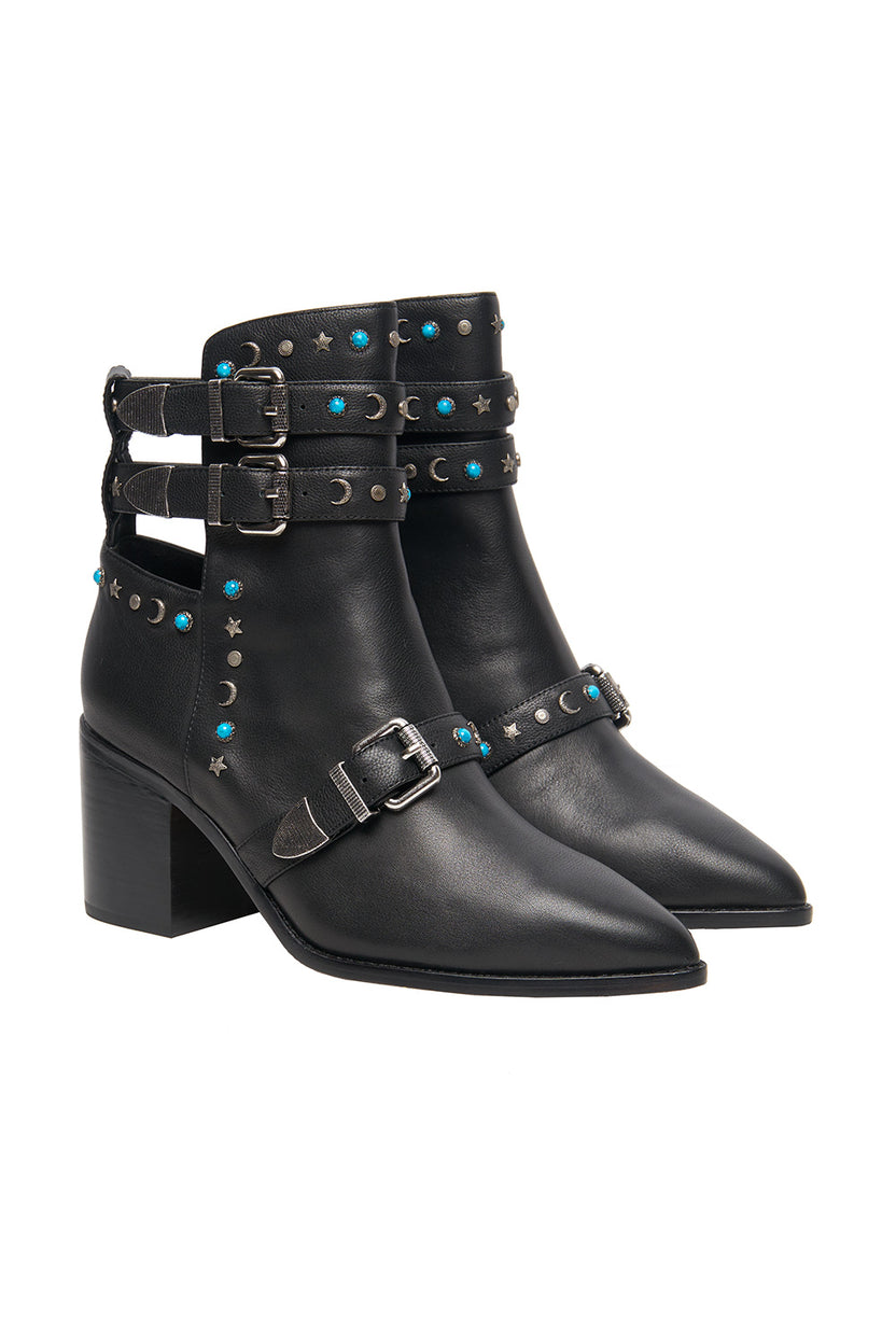 BOHEMIAN STUD BOOT BLACK – CAMILLA