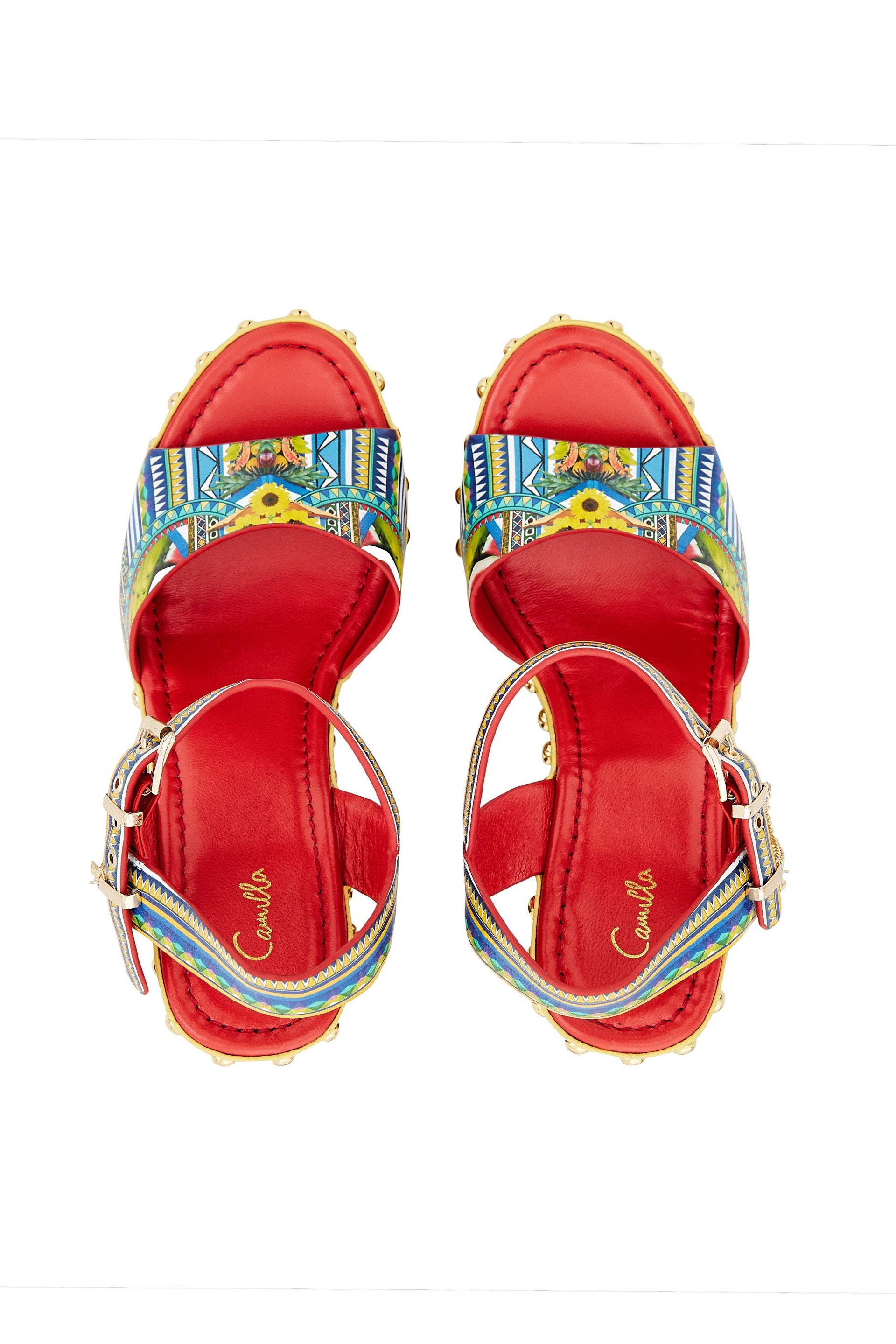 STRAPPED PLATFORM HEEL BOOK A SHADE – CAMILLA