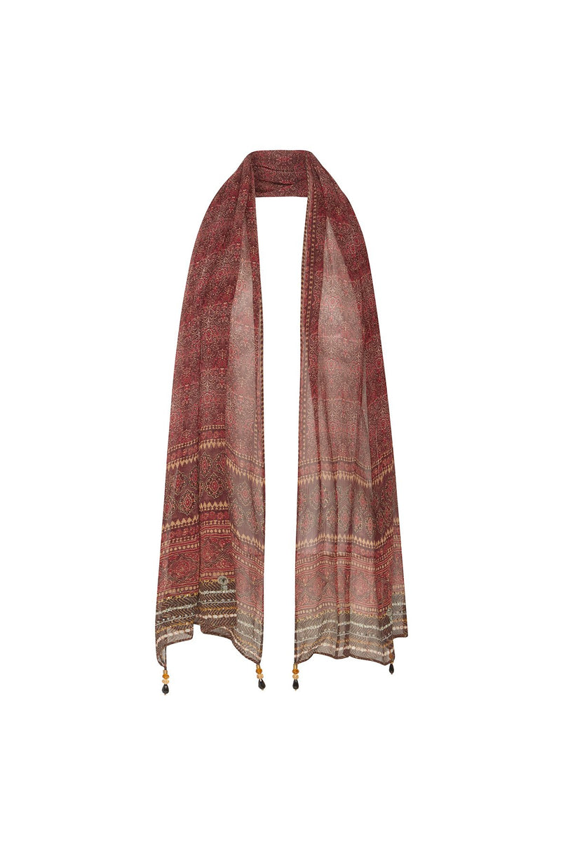 LONG SCARF MAPPED OUT – CAMILLA