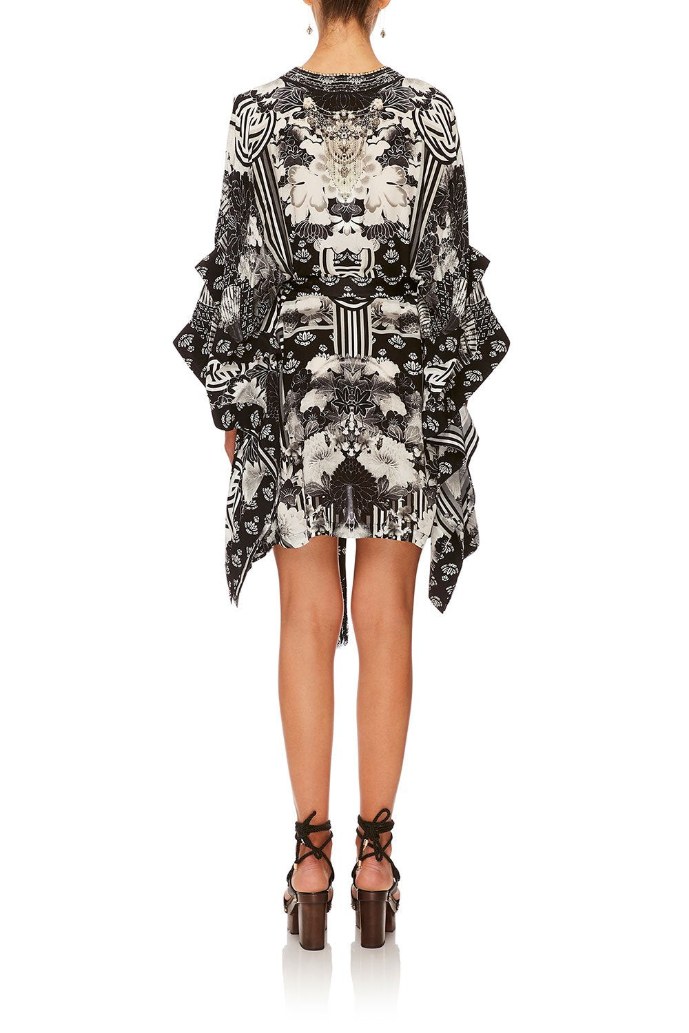 DOUBLE LAYER KIMONO SLEEVE DRESS WILD MOONCHILD – CAMILLA