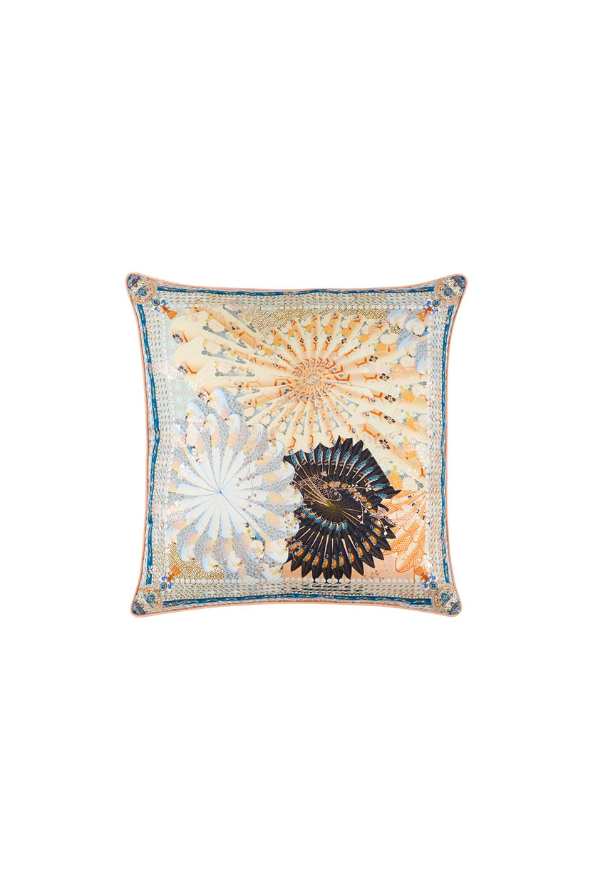SMALL SQUARE CUSHION FOR THE FANS – CAMILLA