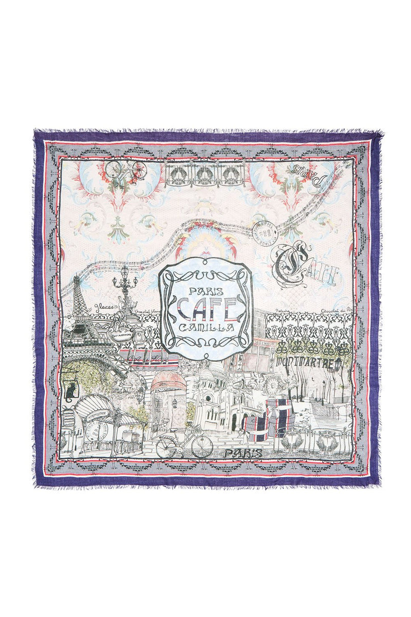 RAW EDGE SCARF MEET ME IN MONTMARTRE – CAMILLA