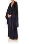 LONG DRAPED ROBE SOLID NAVY – CAMILLA