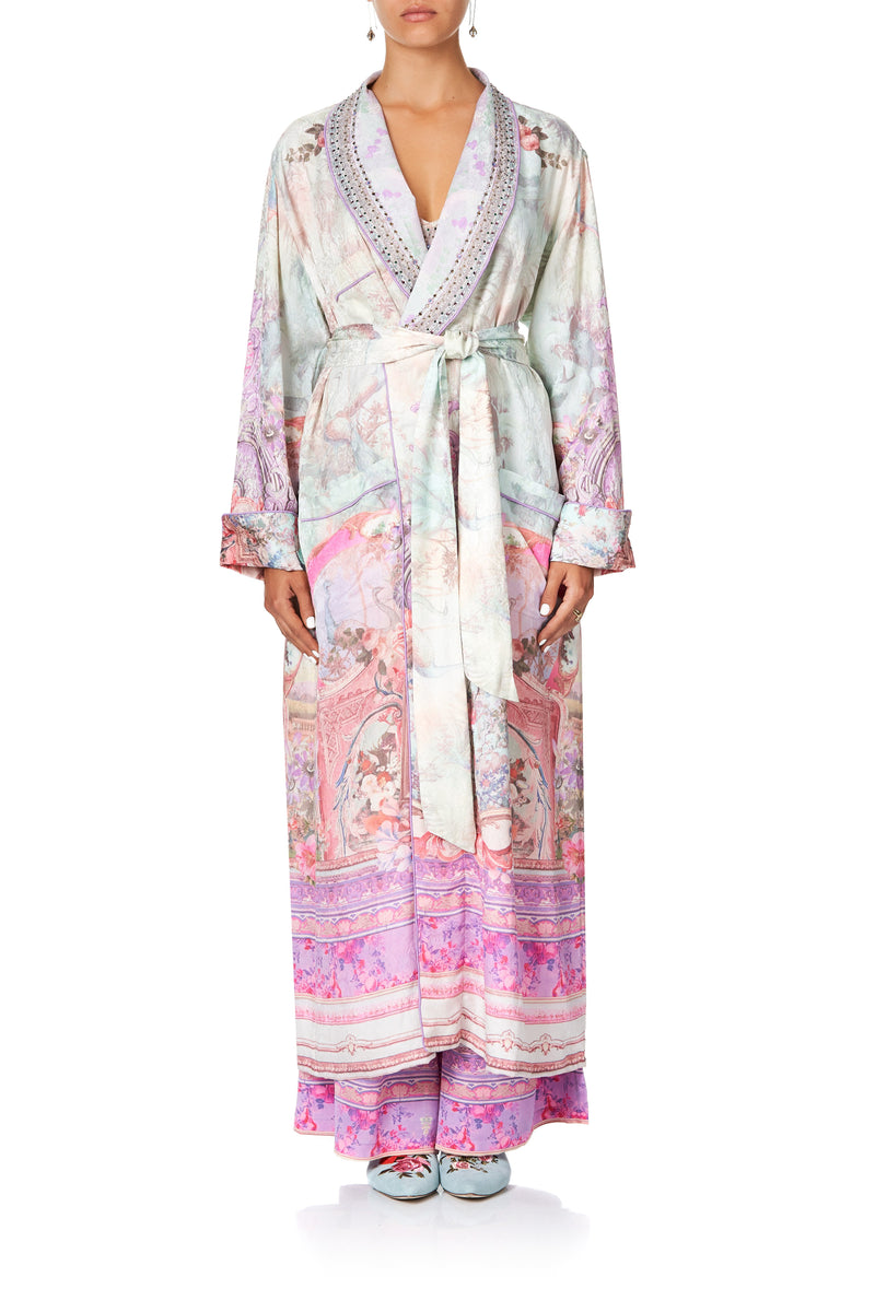 LONG ROBE WITH TIE ELECTRON LIBRE – CAMILLA
