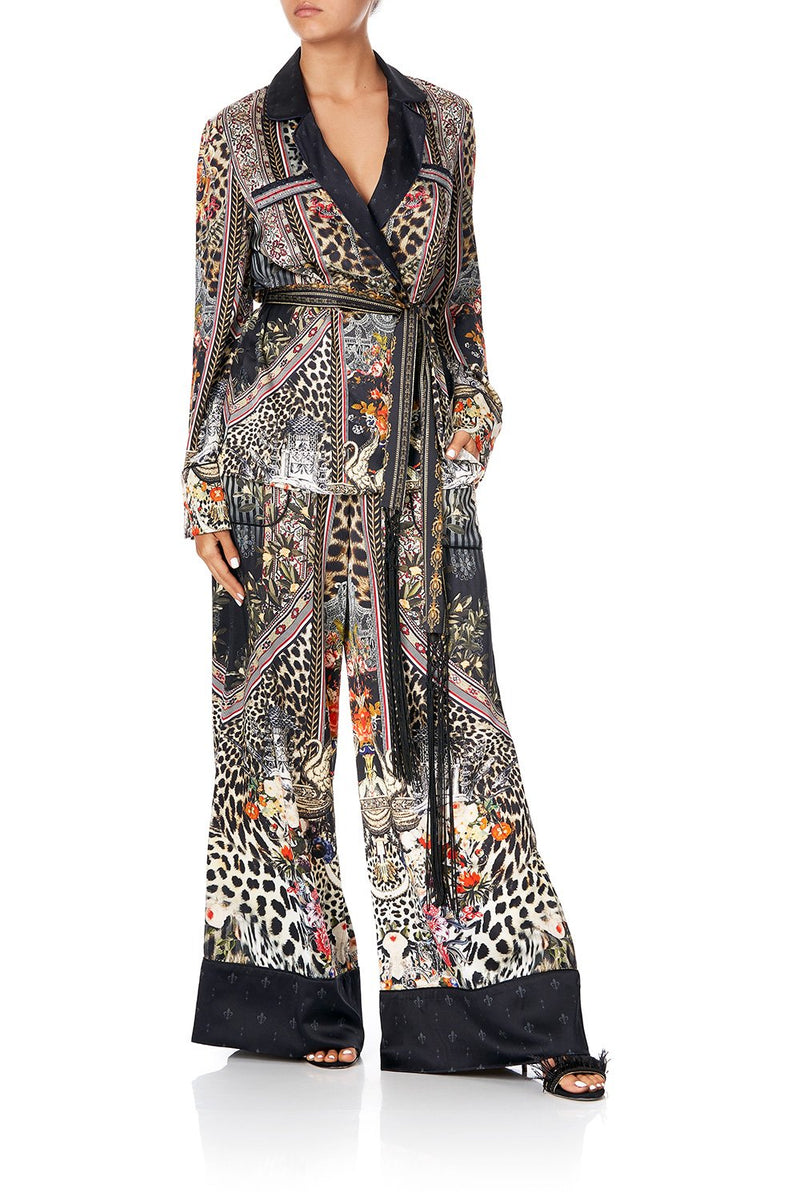 PYJAMA SUIT JACKET MARAIS AT MIDNIGHT – CAMILLA