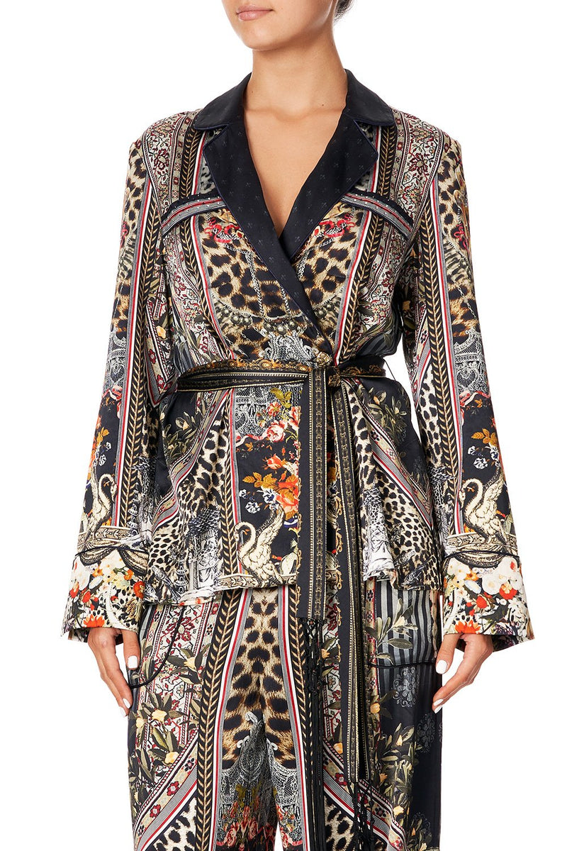 PYJAMA SUIT JACKET MARAIS AT MIDNIGHT – CAMILLA