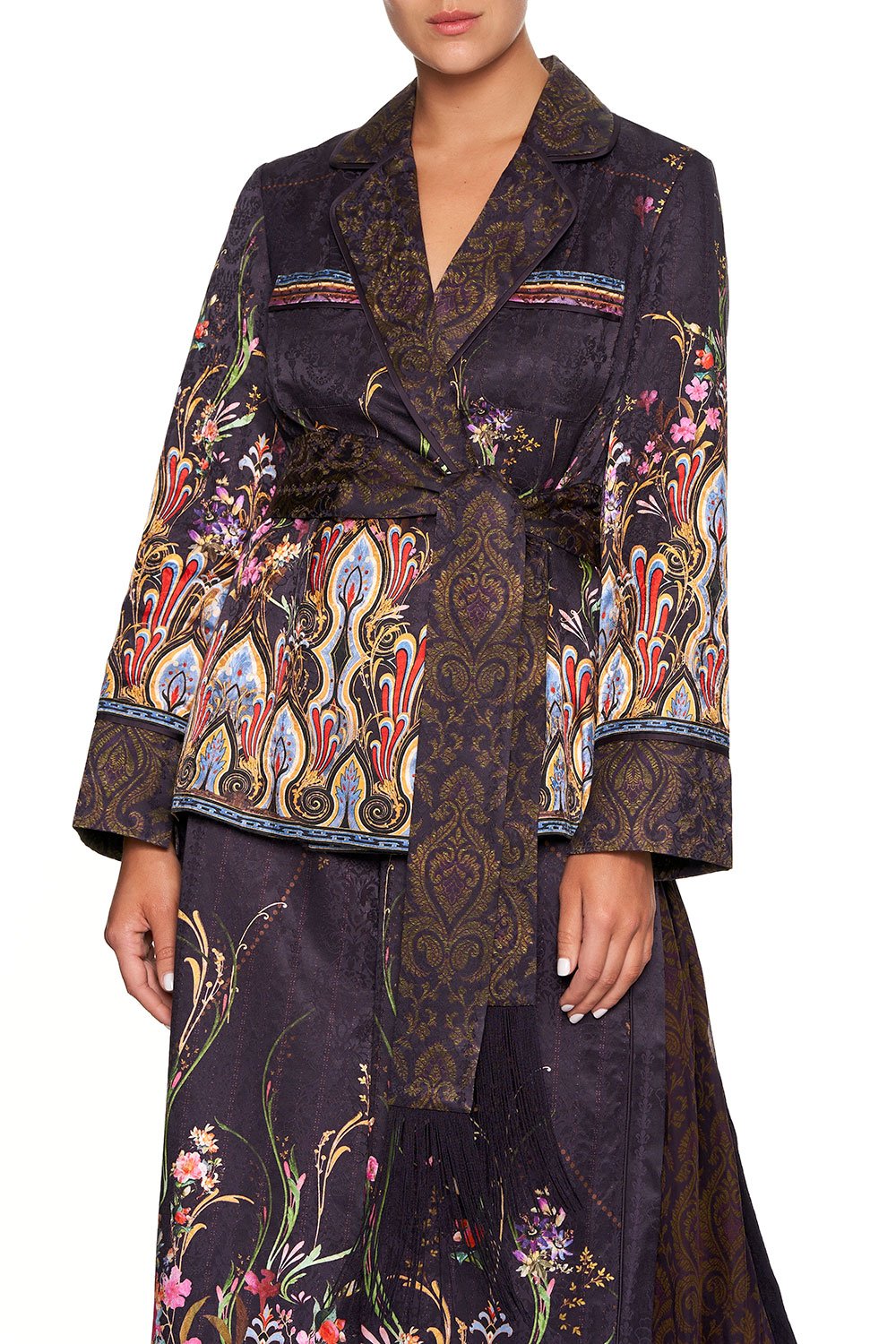 PYJAMA SUIT JACKET WILD FLOWER – CAMILLA