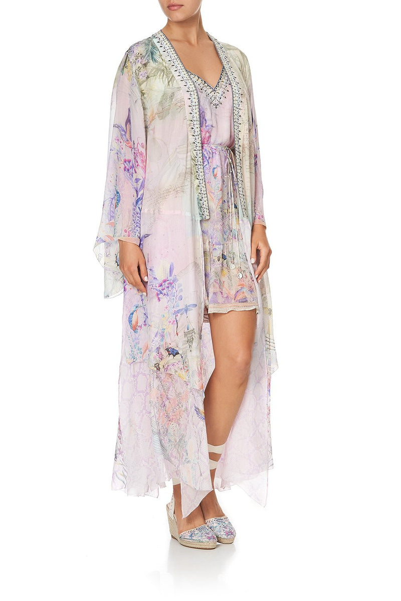 ROBE WITH DOUBLE LAYERED HEM MERMAID MILLA – CAMILLA