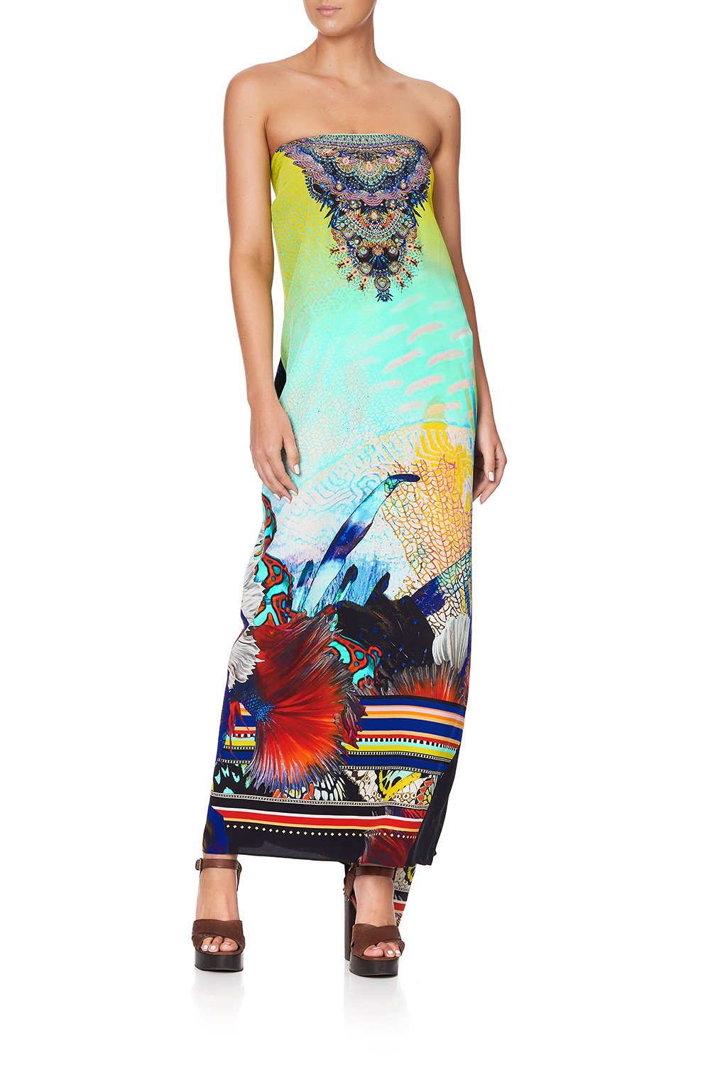 ROUND NECK KAFTAN SOUTHERN MERMAID – CAMILLA