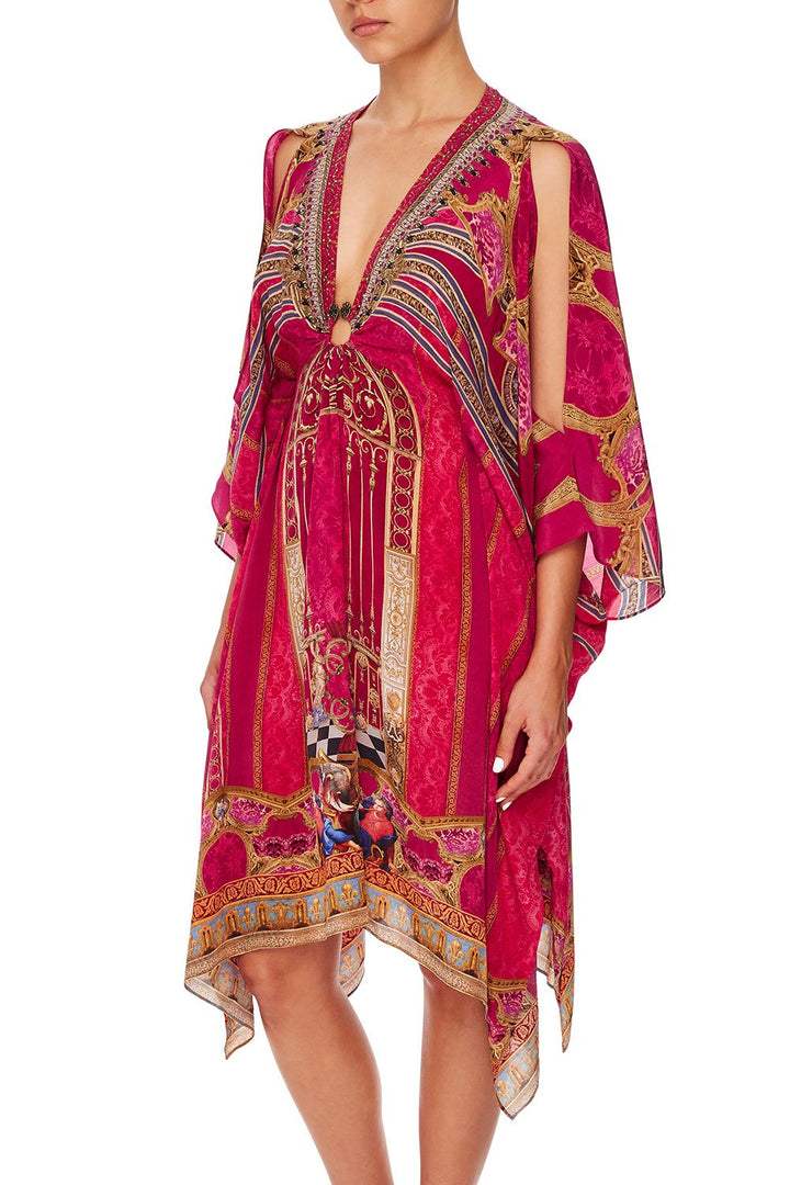 SHORT KAFTAN WITH HARDWARE LOUNGE HOUR – CAMILLA
