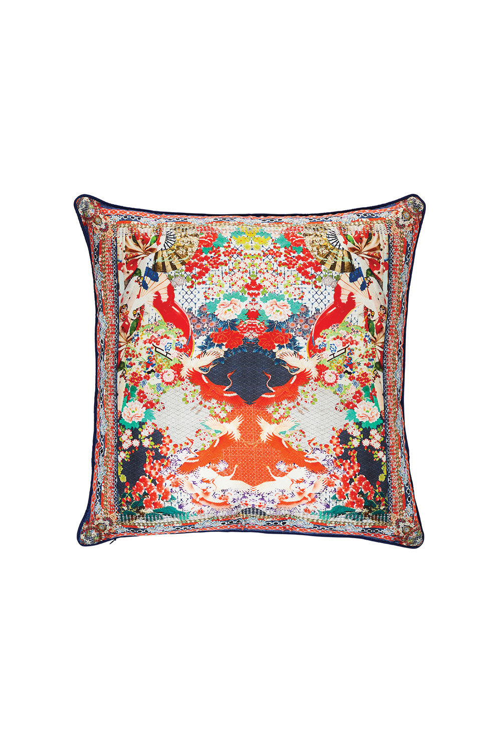SMALL SQUARE CUSHION MAIKOS MIDNIGHT – CAMILLA