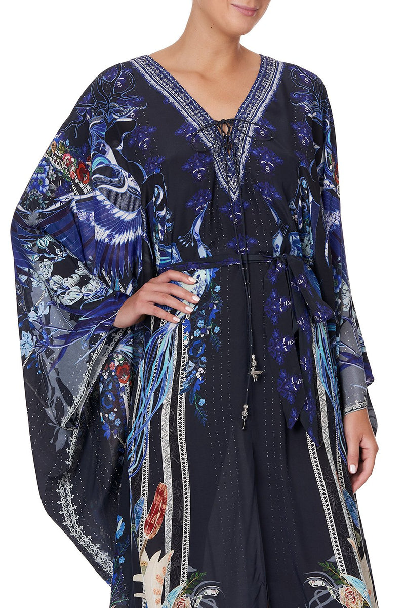 SPLIT HEM LACE UP KAFTAN MARE MYSTIQUE – CAMILLA