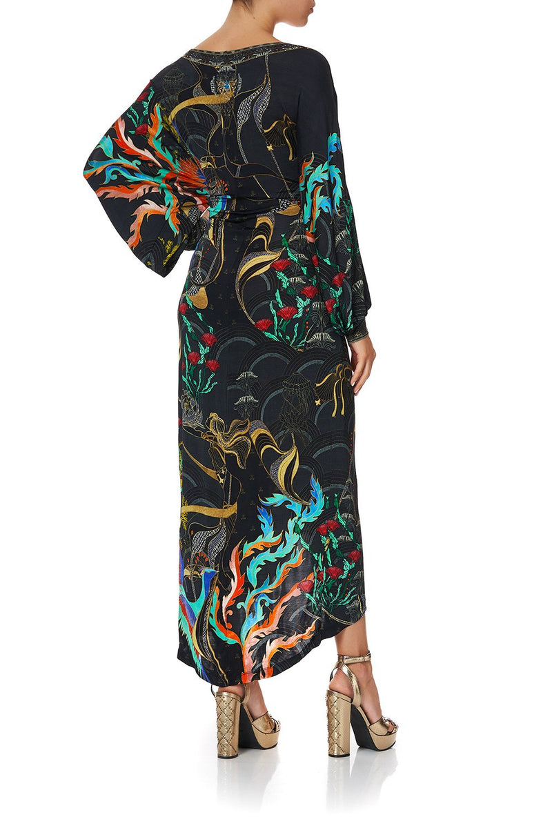 TWIST FRONT DRESS WISE WINGS – CAMILLA