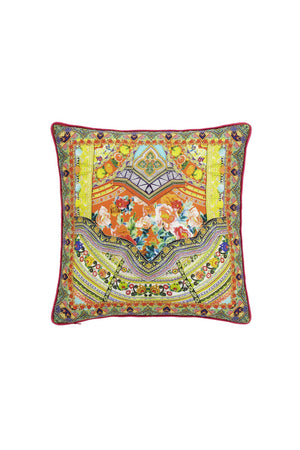 SMALL SQUARE CUSHION HANI HONEY – CAMILLA