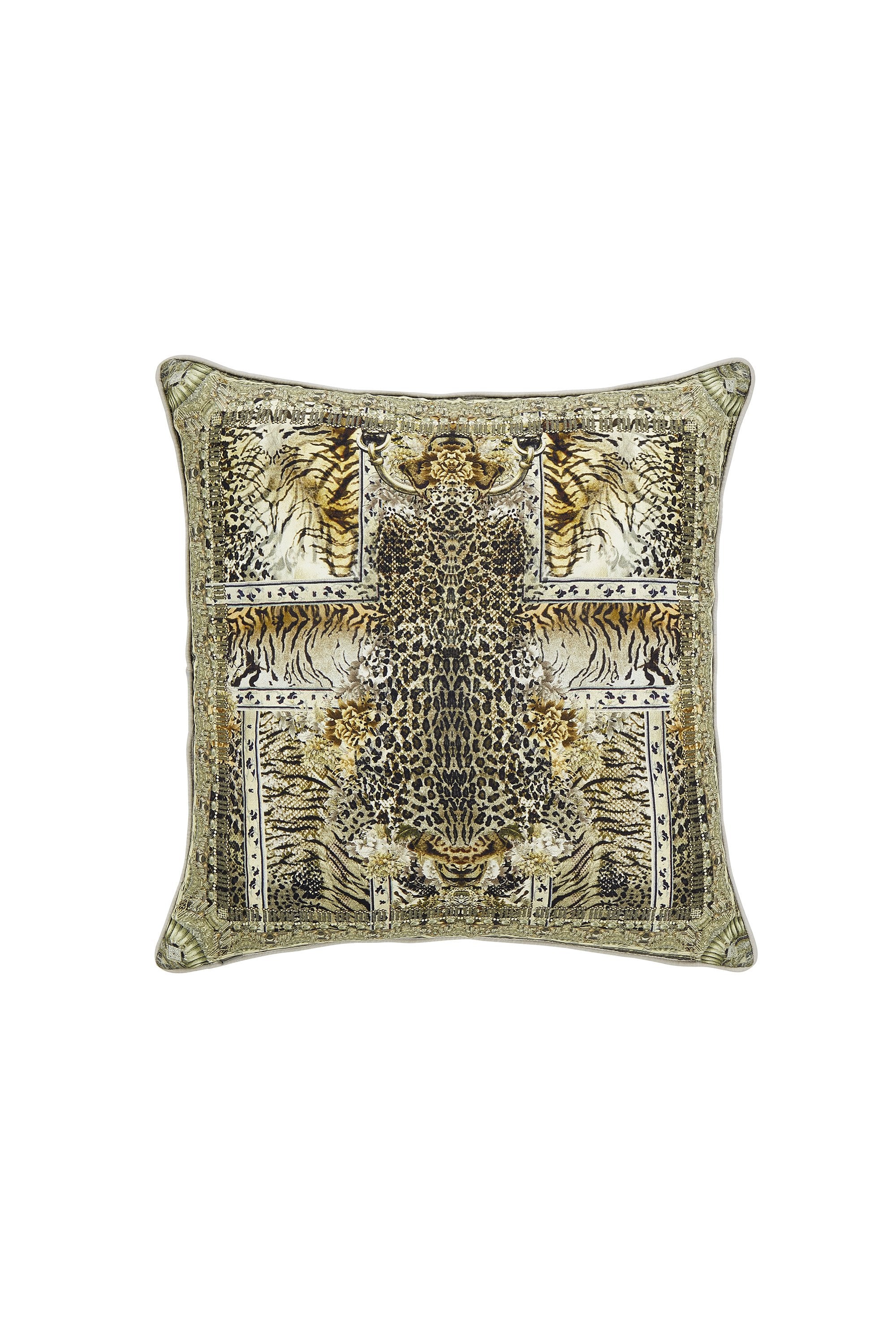 SMALL SQUARE CUSHION HUSH HUSH – CAMILLA