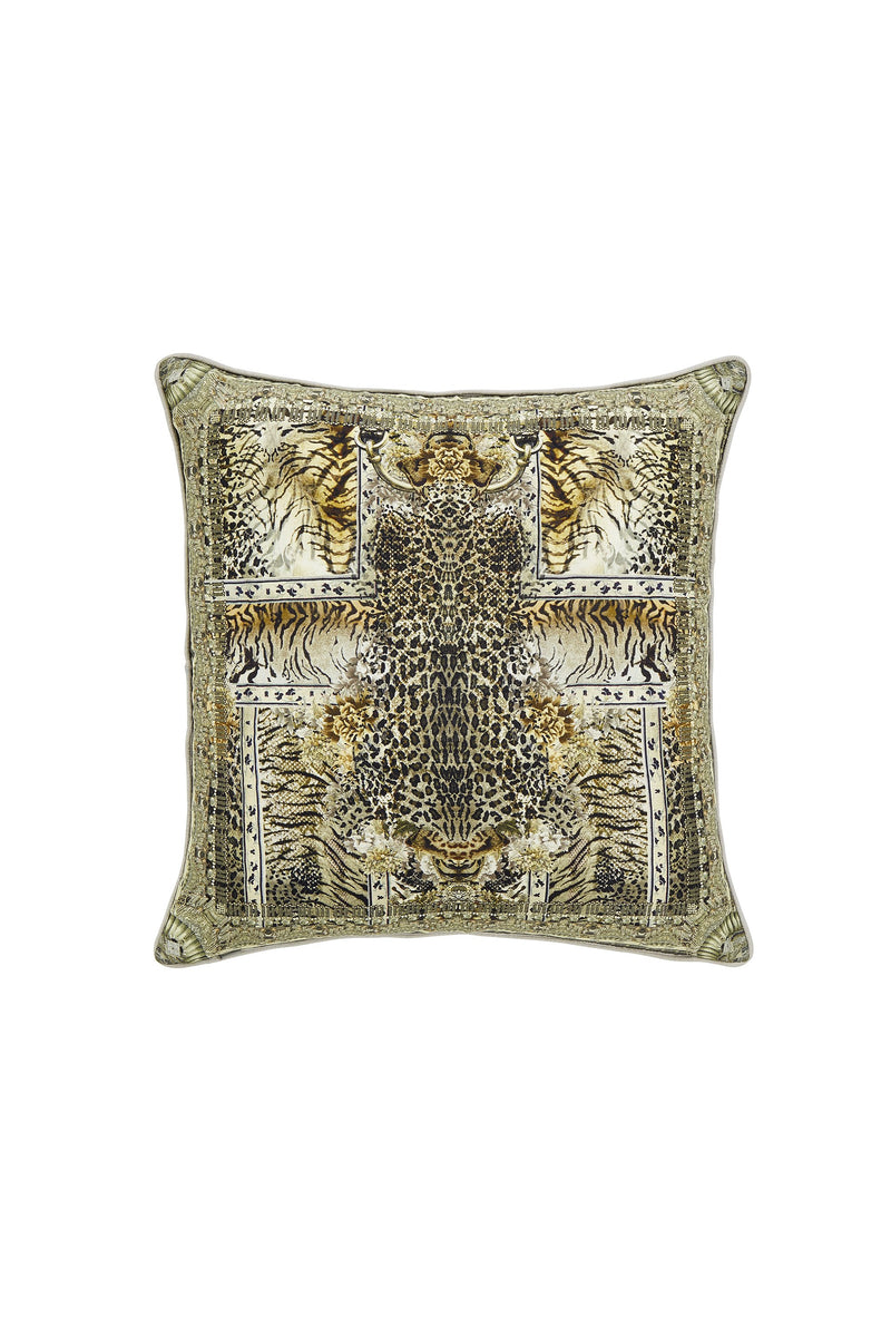 SMALL SQUARE CUSHION HUSH HUSH – CAMILLA