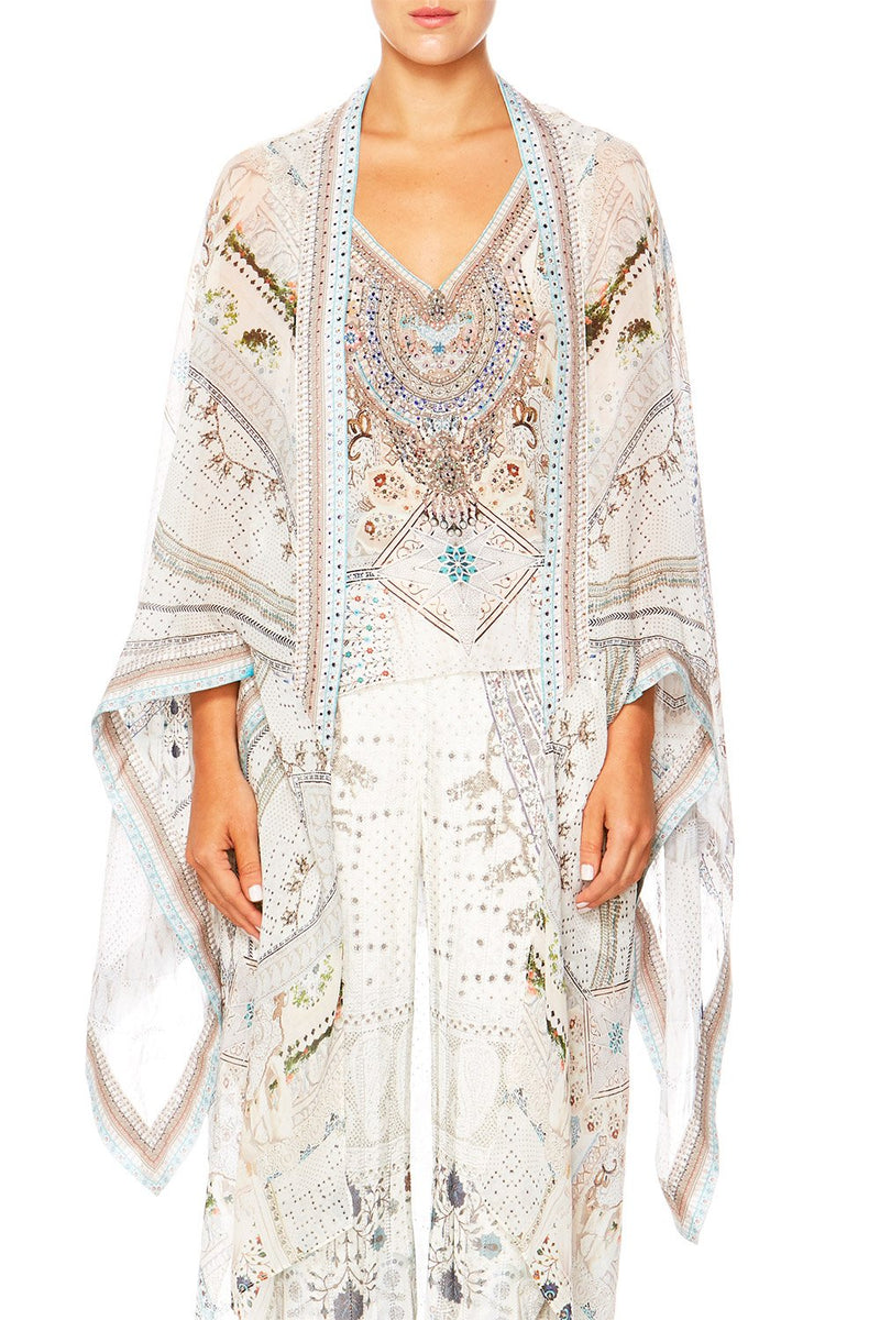 LONG DRAPED ROBE BREAKFAST WITH SILVIA – CAMILLA