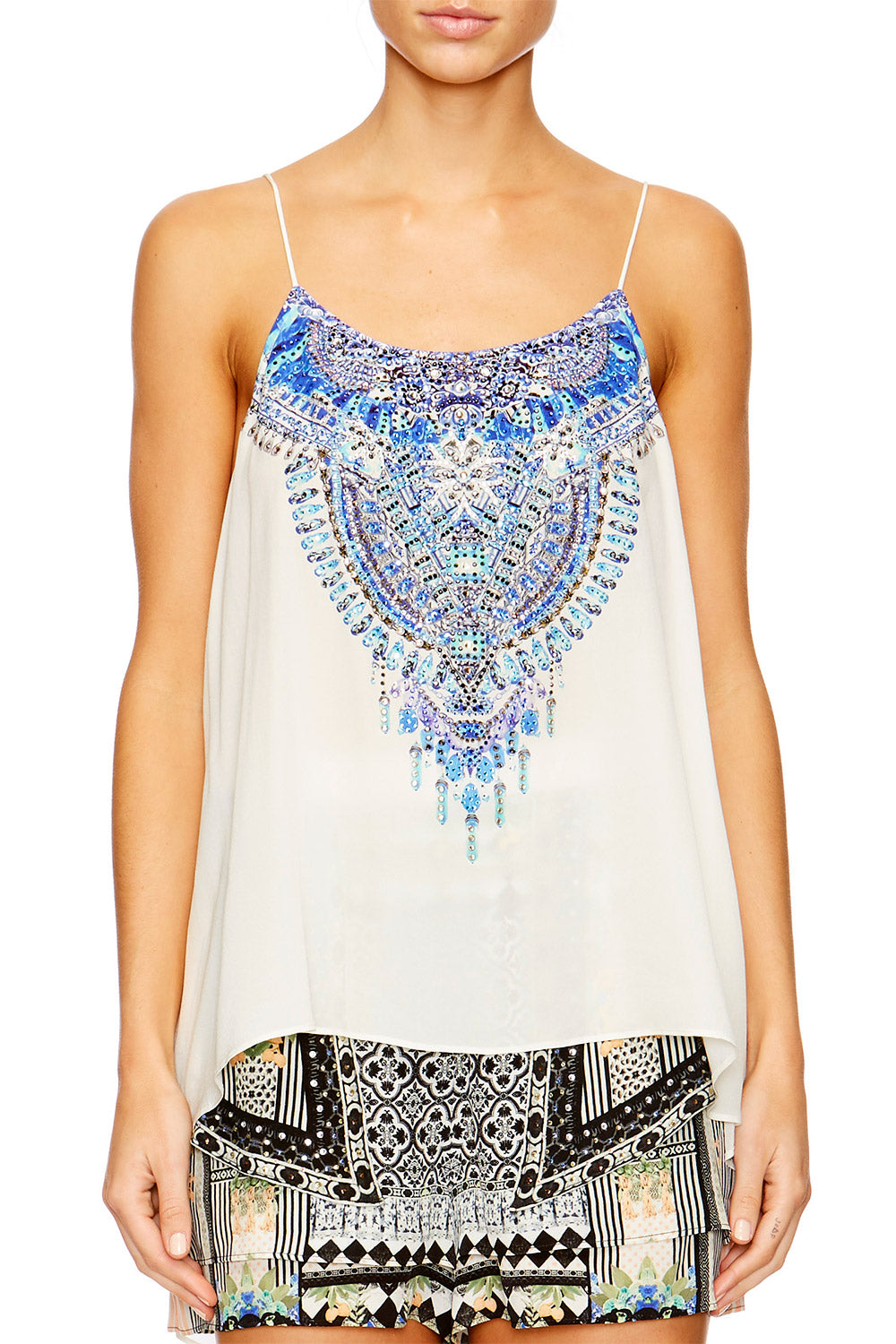 LOW BACK TOP WHITE – CAMILLA