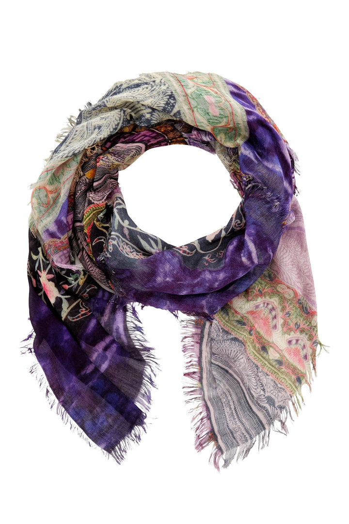 SHEER SCARF WITH RAW EDGE THREADS THAT BIND US – CAMILLA